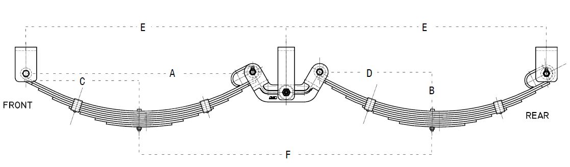 Springs - ALKO Tandem Rocker/Roller Assy. & Parts